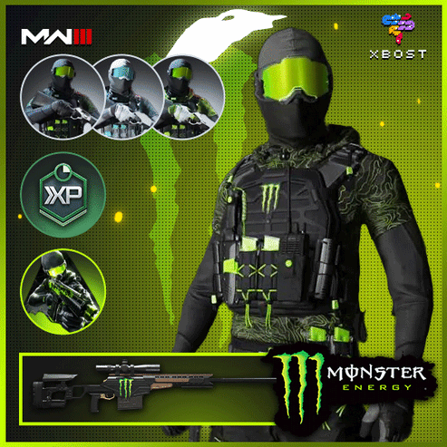 MW3 - Monster Energy - X B O S T